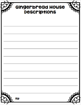 2SpeakRight: Gingerbread House Descriptive Writing