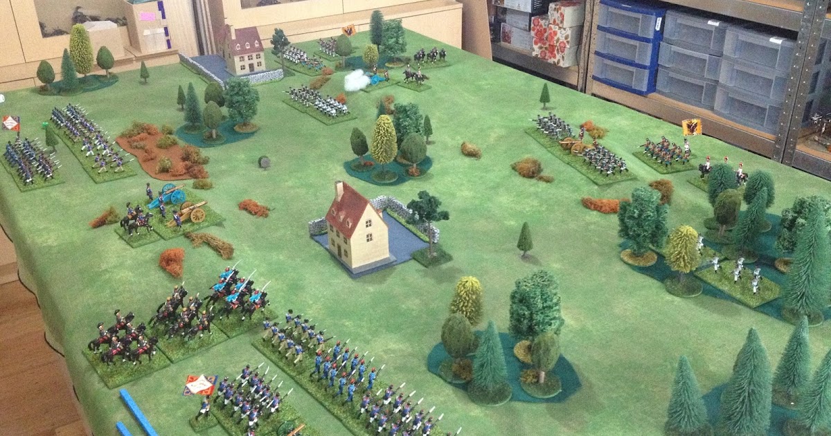 Grid based wargaming - but not always: Napoleonic wargame trying out ...