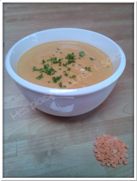 Mes plaisirs sucrés & salés: Soupe de lentilles corail et carottes ...
