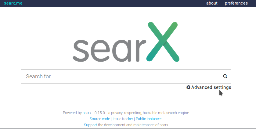 Searx, A New Internet Search Engine