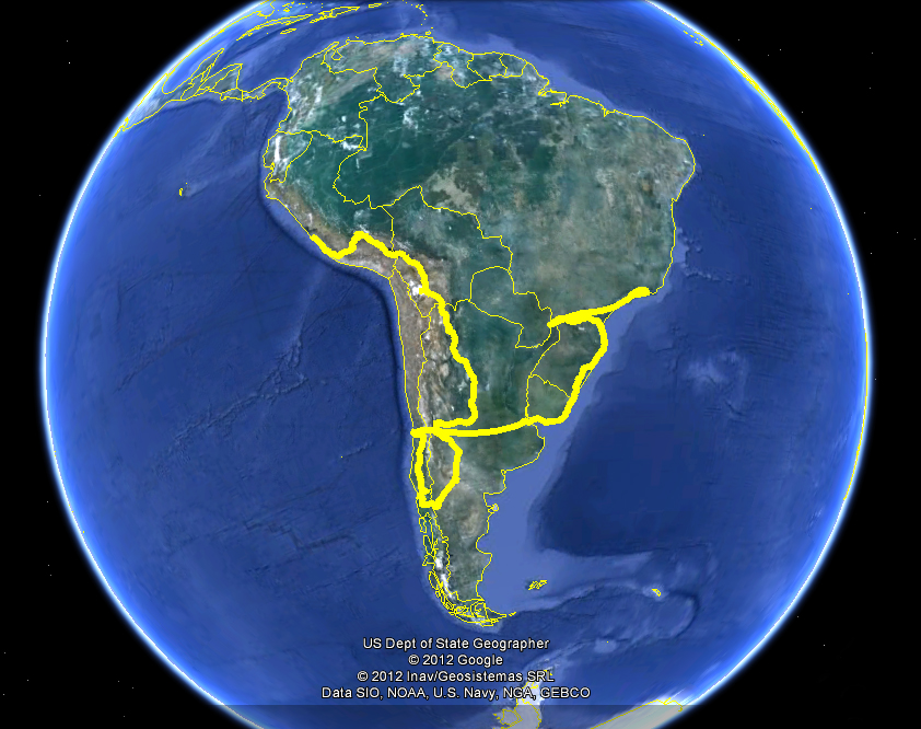 South America 2012: September 2012