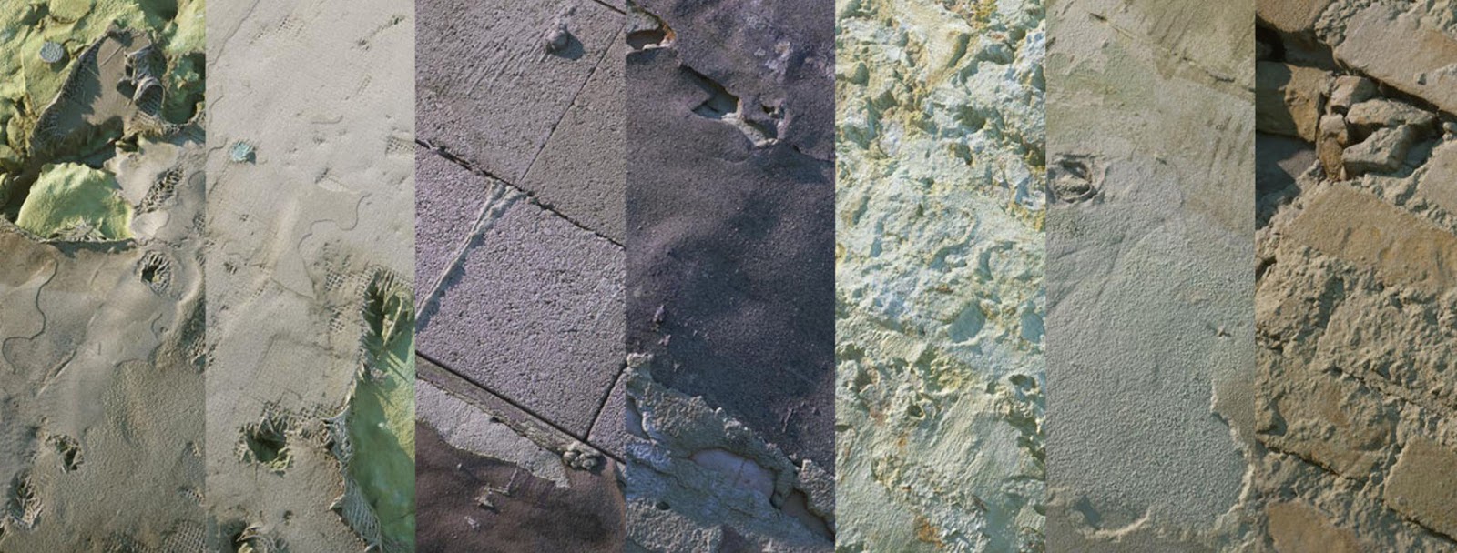 Real displacement texture - Destructed walls pack 01 | Computer ...