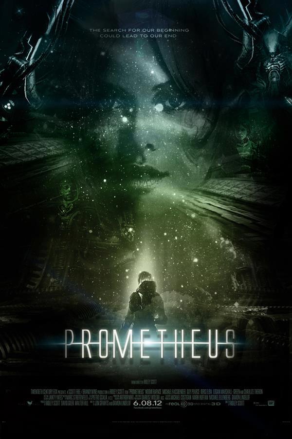 The Geeky Nerfherder: Movie Poster Art: Prometheus (2012)