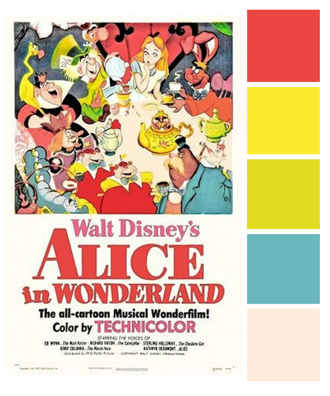 Poster Palette - Alice in Wonderland - This Fairy Tale Life
