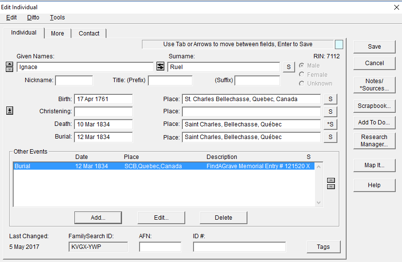 Cues & Clues for AQ: Other Events