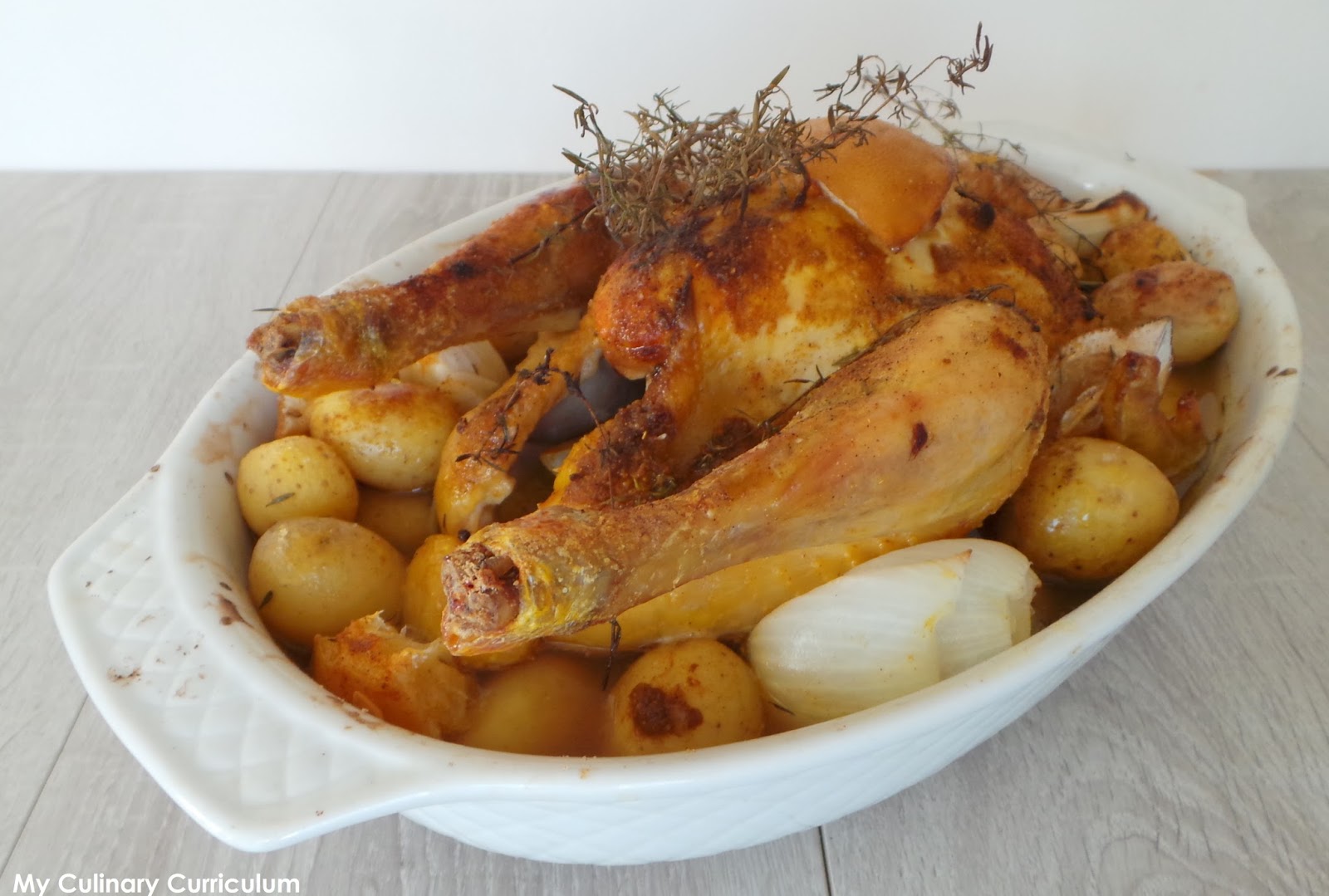 My Culinary Curriculum Poulet Rôti Aux Citrons Confits Roasted
