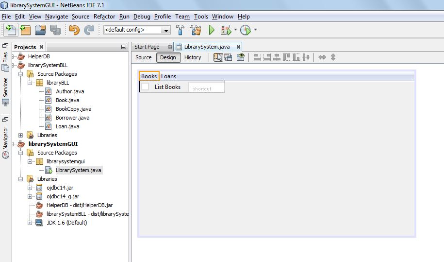 Practical Software: Example of Java Swing desktop application without ...