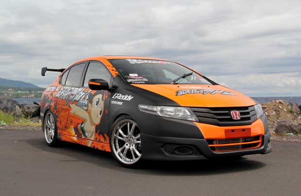 MOBIL EXTREME: Hasil Garang Modifikasi Honda City Terbaru