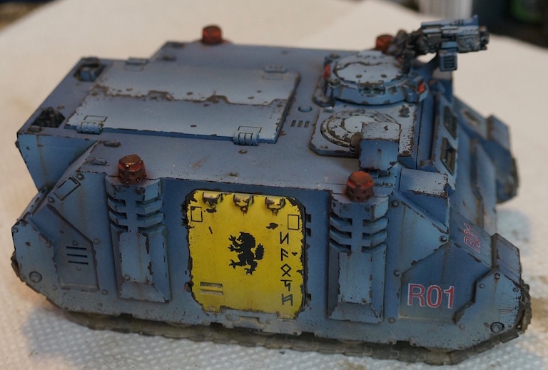40k Hobby Blog: Space Wolf Rhino WIP 2