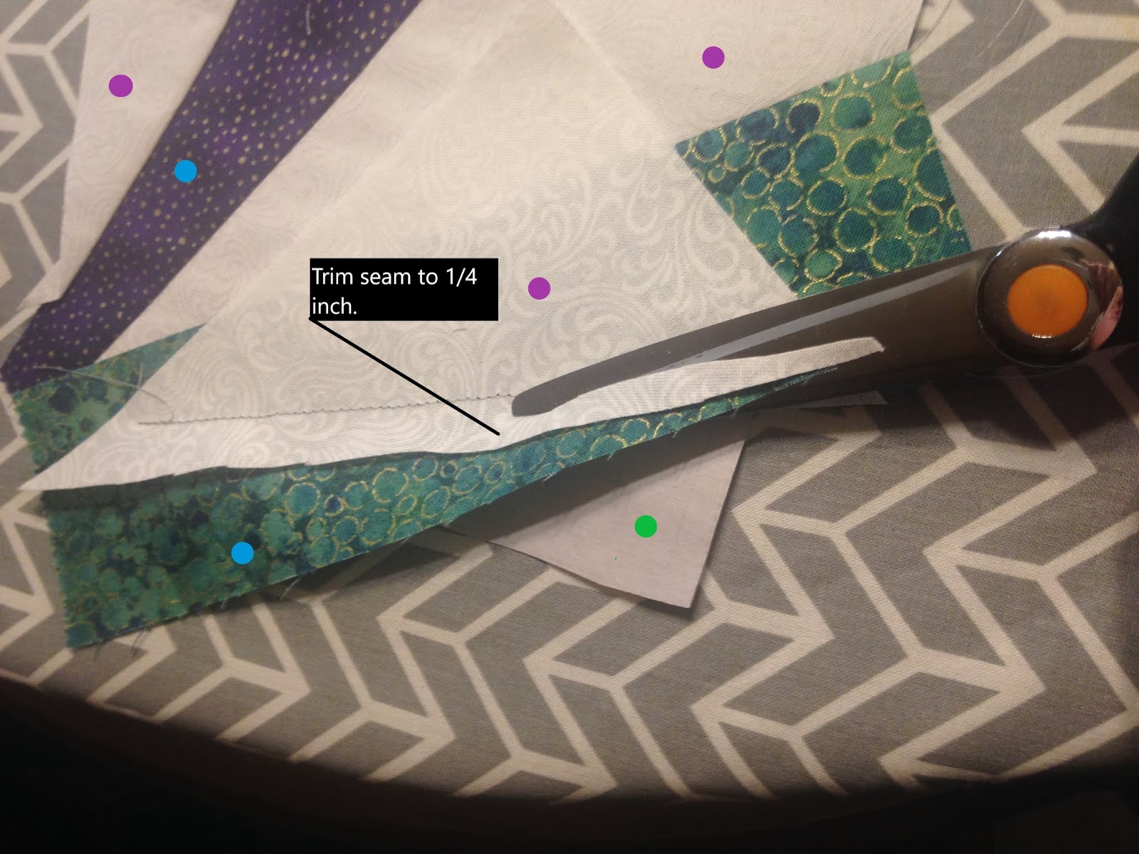Tutorial: Paper Piecing Endless Chain Quilt Block