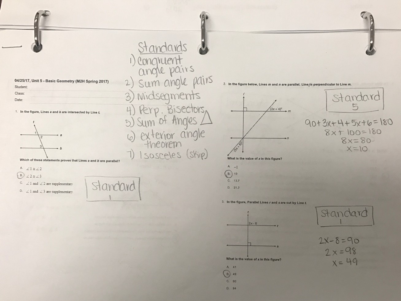 Radical~4~Math: Standards Based Grading