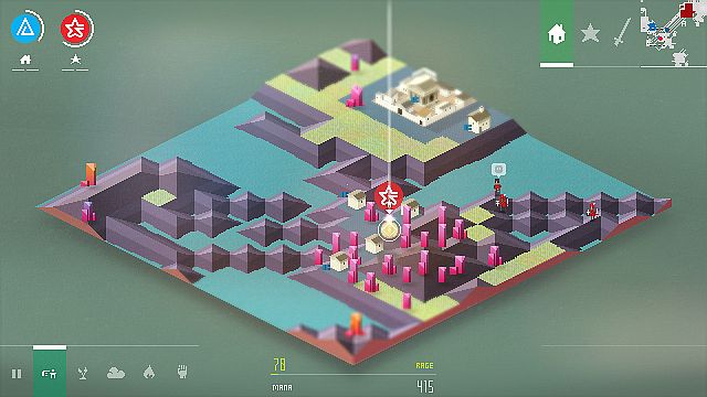 Indie Retro News: Reprisal Universe - A godly game inspired by Populous