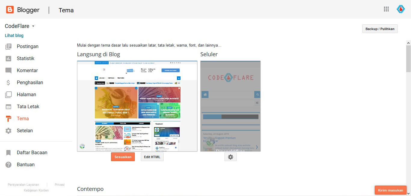 Cara Membuat Background Bergerak Pada Halaman Blog - CodeFlare