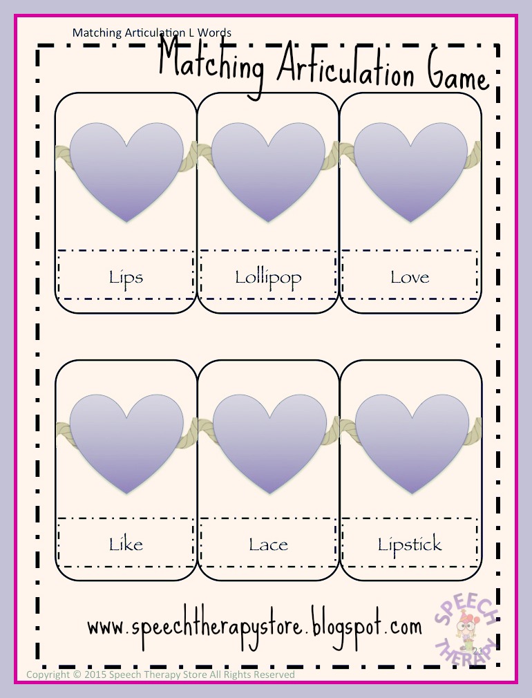 Speech Therapy: Valentine's Day Language & Articulation Bundle