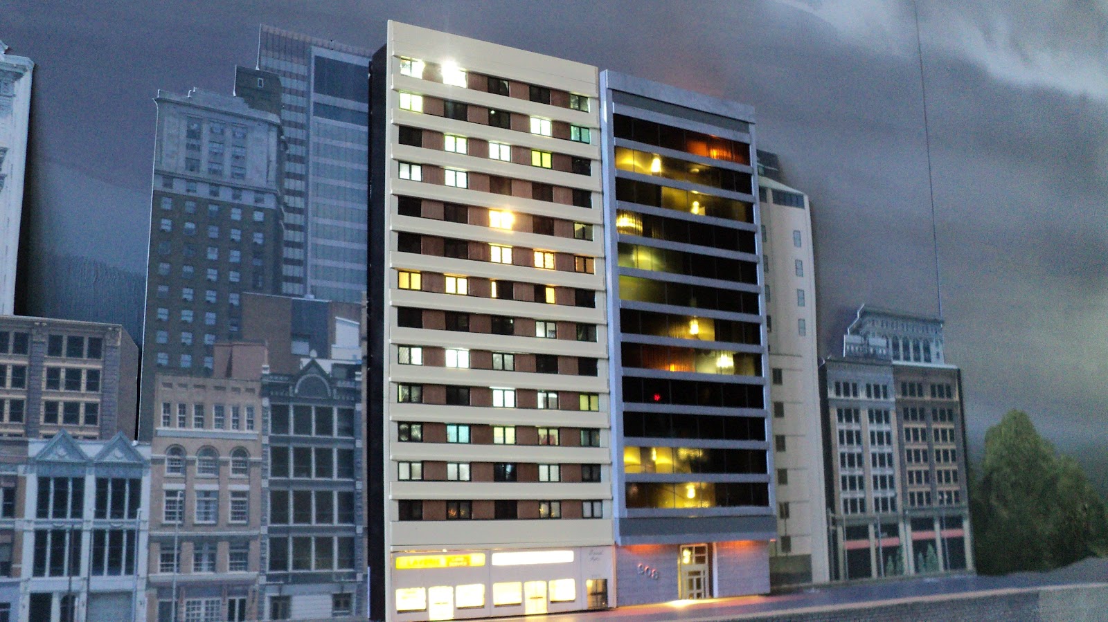 quinntopia - An N Scale blog: Background Building Scratchbuild