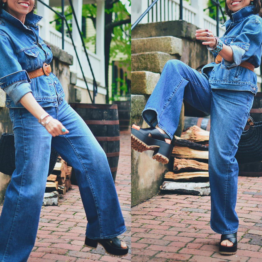 Matching A Denim Jacket With Jeans - How I Made It Work | MY SMALL WARDROBE