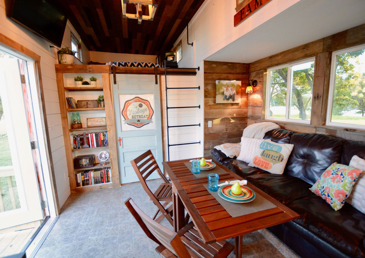 TINY HOUSE TOWN: Vintage Retreat From Hill Country Tiny Houses