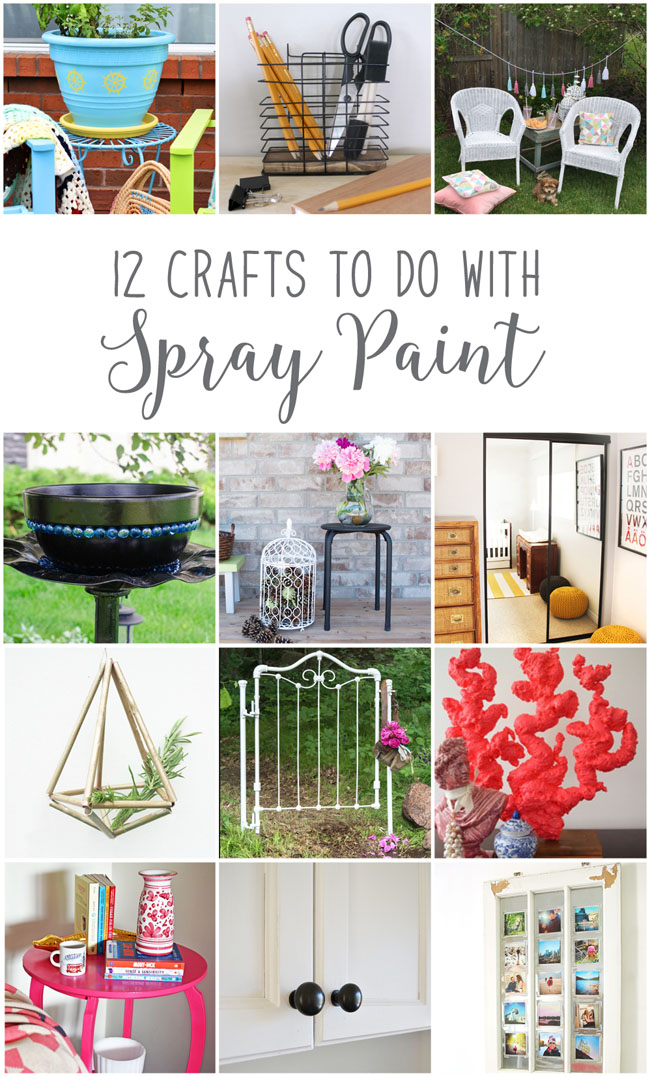 Woman in Real Life: DIY Spray-Painted Pink Side Table (with O.co ...