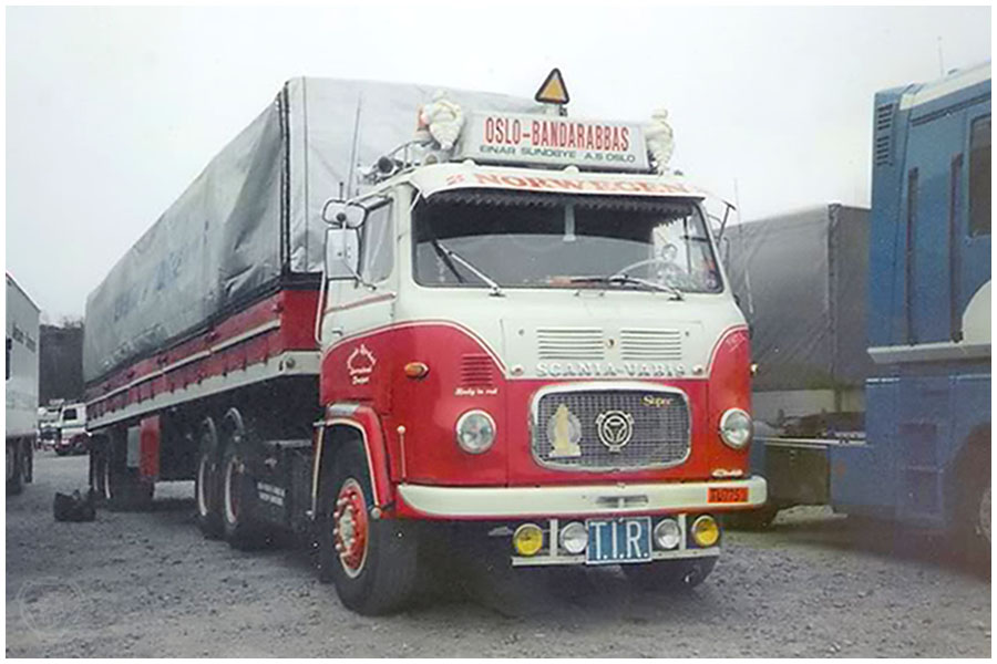 SCANIA: Scania - Vabis LBS 76 Oslo-Bandarabbas