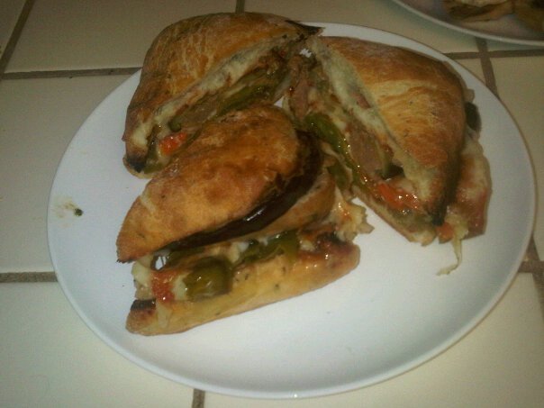 Bistro di Marco: Italian Sausage and Pepper Panini