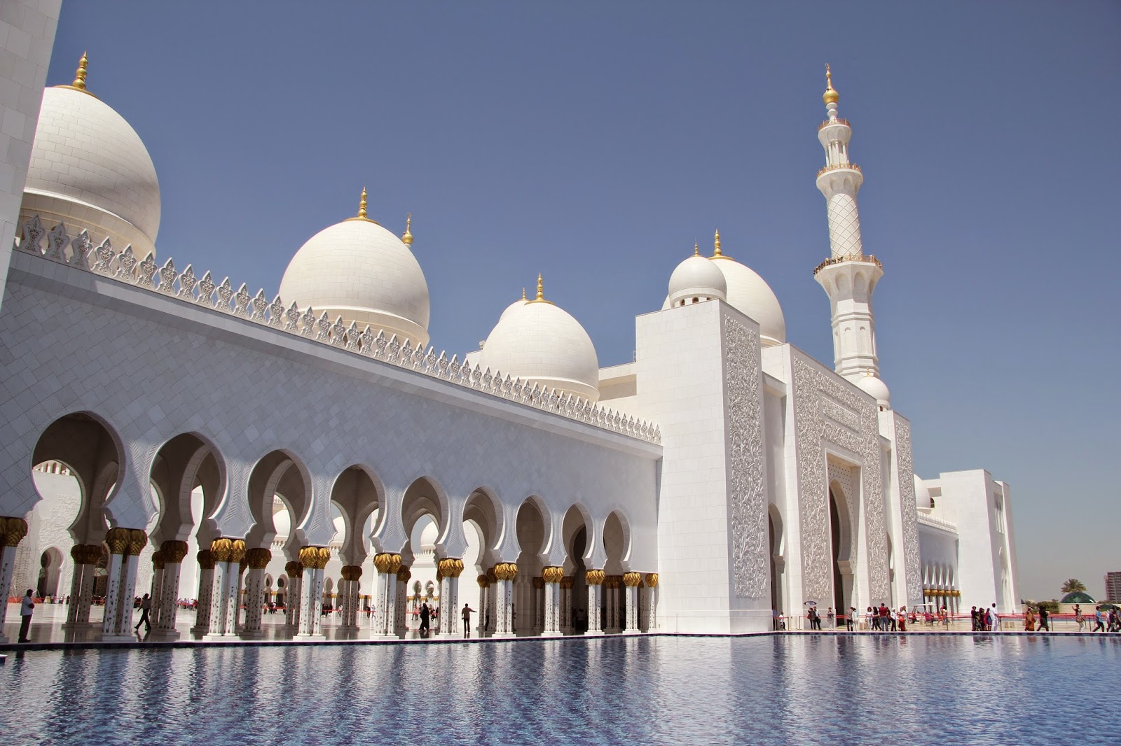 Abu Dhabi Grand Mosque Hd Wallpapers ~ Fashionip