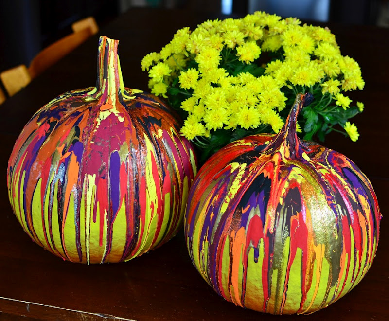 pumpkin painting ~ easy origami instructions for kids crafts