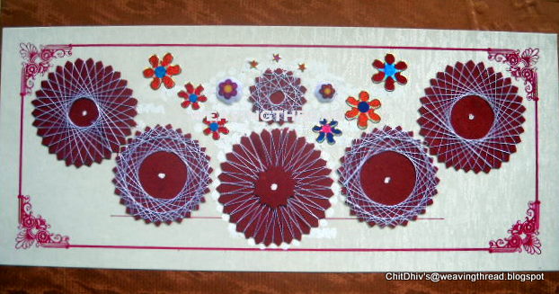 weavingthread: Greeting Card - Thread Work 3