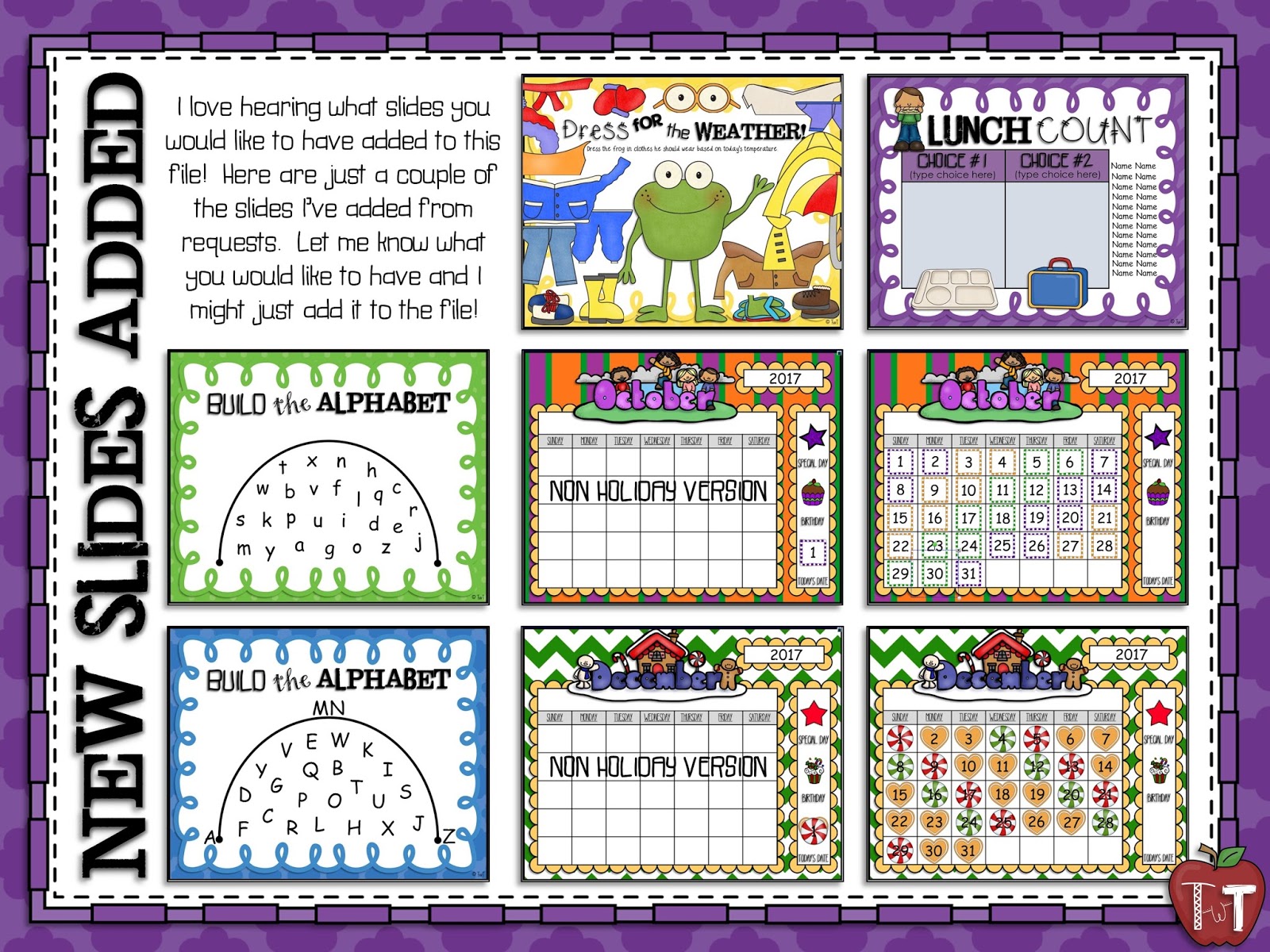Teaching With Terhune: DIGITAL MORNING MEETING CALENDAR FOR THE SMARTBOARD