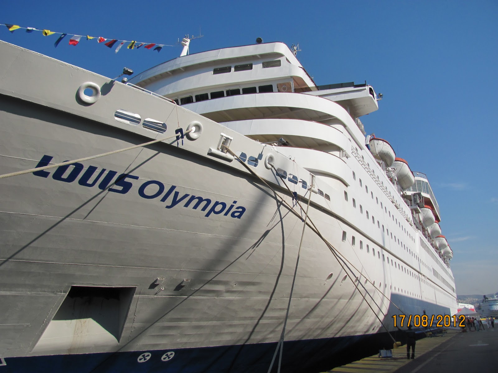 Flynn Europe Trip 2012: Boarding the MV Louis Olympia; to Mykonos Island
