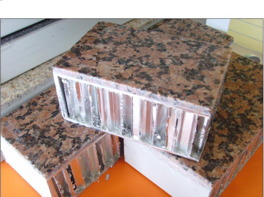 TẤM NHÔM HONEYCOMB: STONE HONEYCOMB PANELS