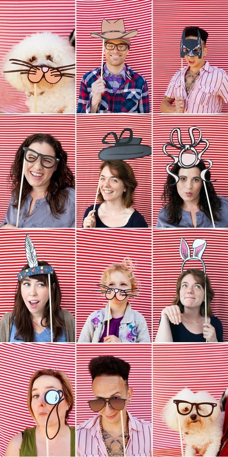 Allred Design Blog: IBP: Photo Props & Photo Booth Ideas