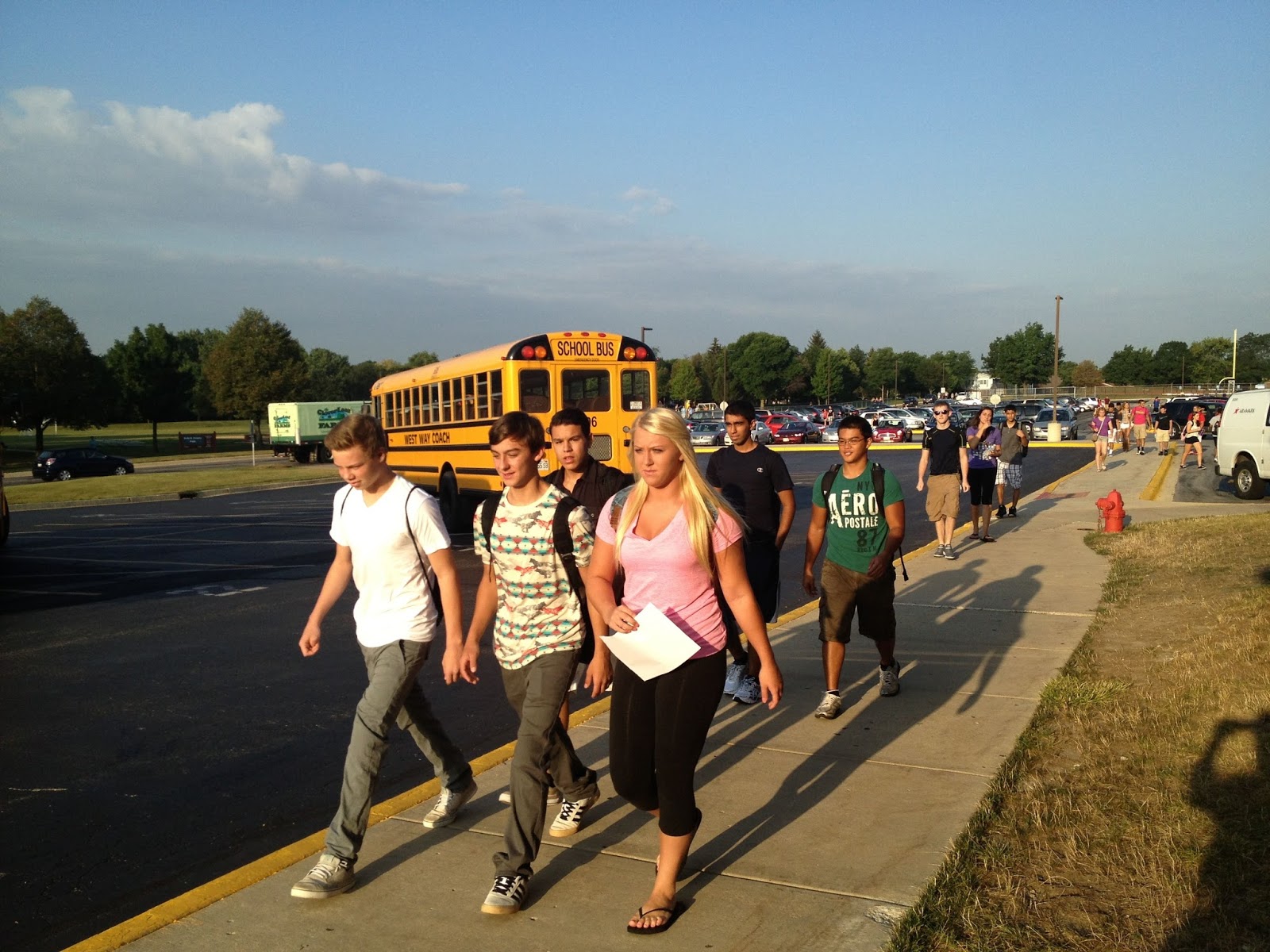 Community High School District 99 in Downers Grove, Illinois: First day ...