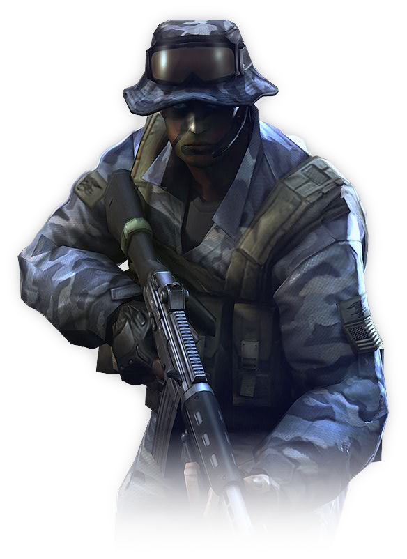 Crossfire Zoera: Renders soldados