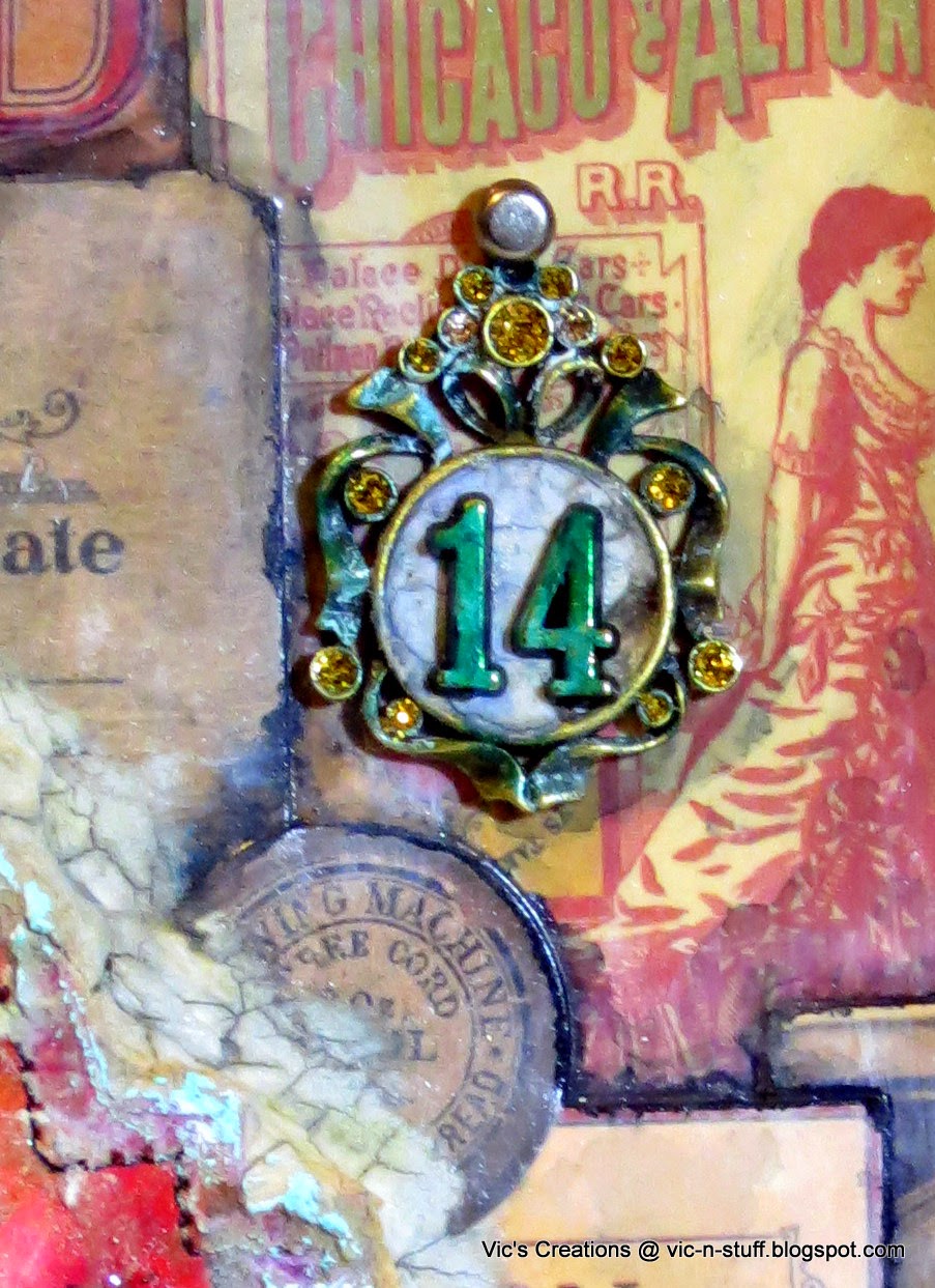 Vic's Creations: Valentines Shrine - #21 Rock Candy Glitter Compendium ...