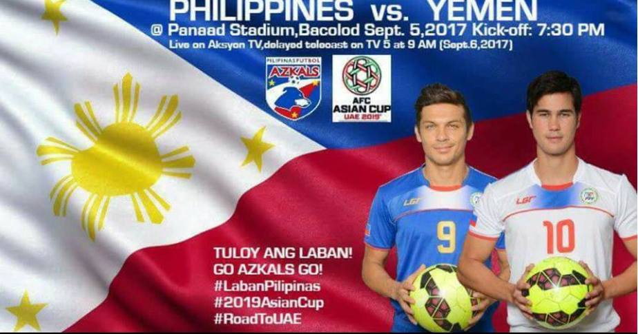 Philippine Azkal Vs. Yemen AFC Asian Cup UAE Qualifiers Livestream ...