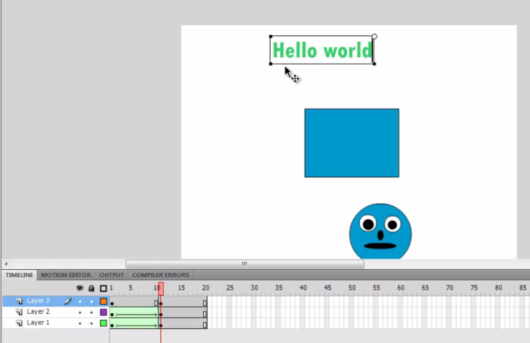 Cara Membuat Shape Tween ~ Flash Corner Tutorial Flash