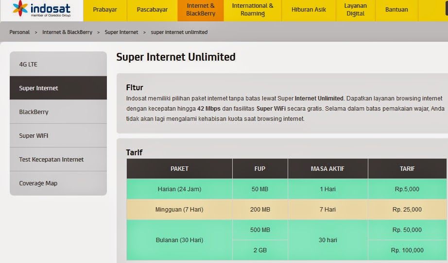 cara paket internet indosat terbaru ~ Berbagi Informasi Sehari-hari