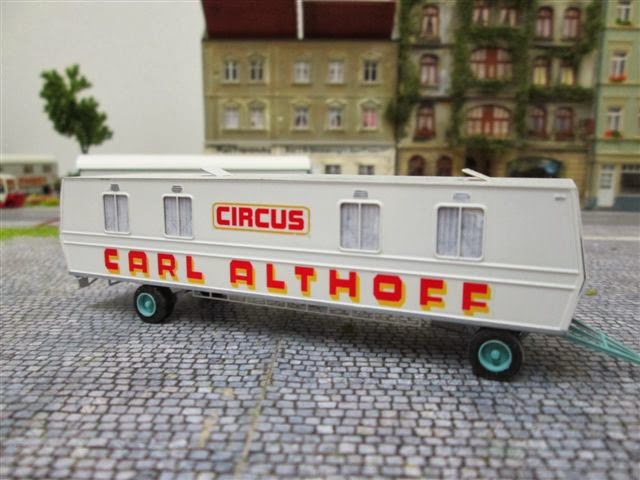 Circusmodellbau: Circus Carl Althoff 1:87