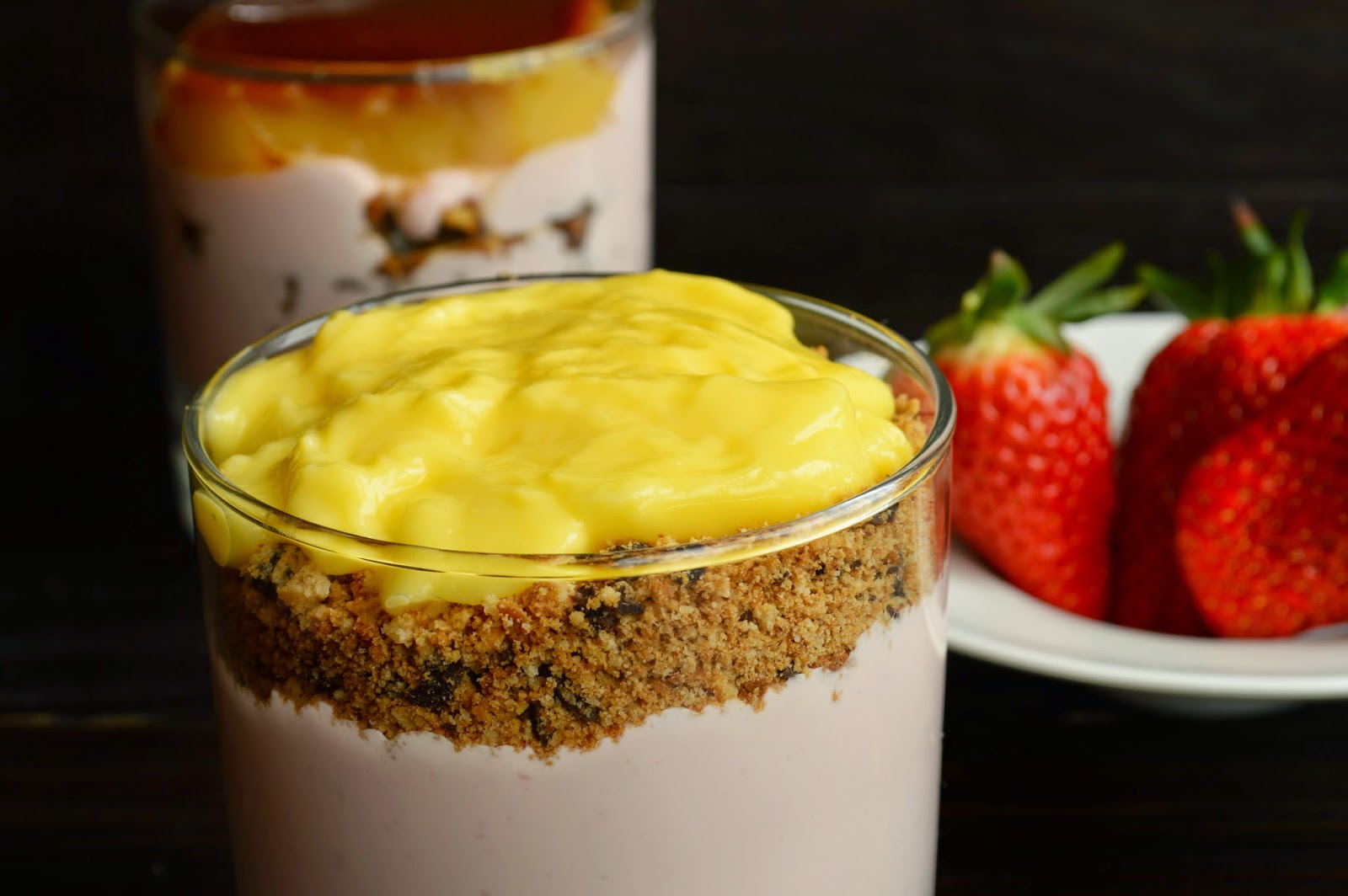 Las recetas de Noe: Postres en vaso con crema Catalana y Tocino de ...