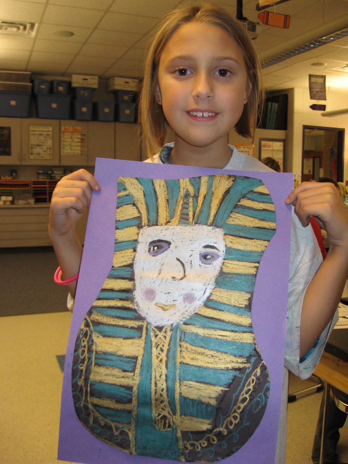Jamestown Elementary Art Blog: 2nd grade King Tuts