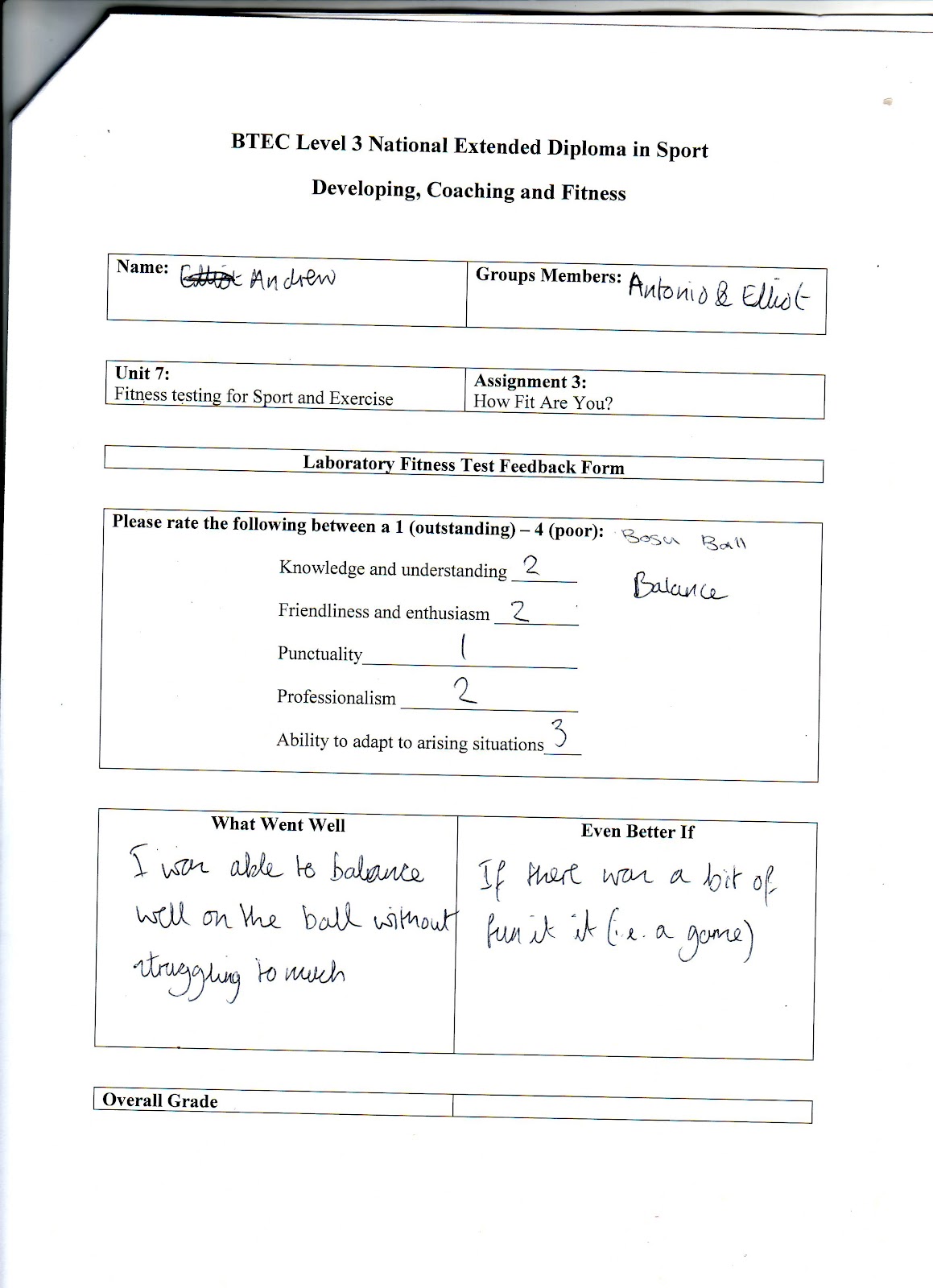 Fitness Testing For Sport And Exercise: Fitness tests, Normative data ...