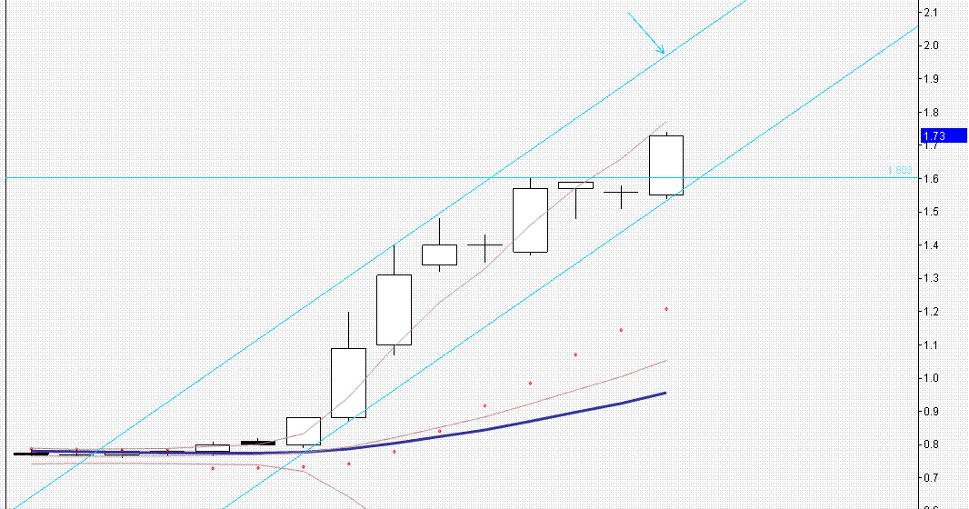 Apa itu Saham?: Chart - BHS upper channel 1.95