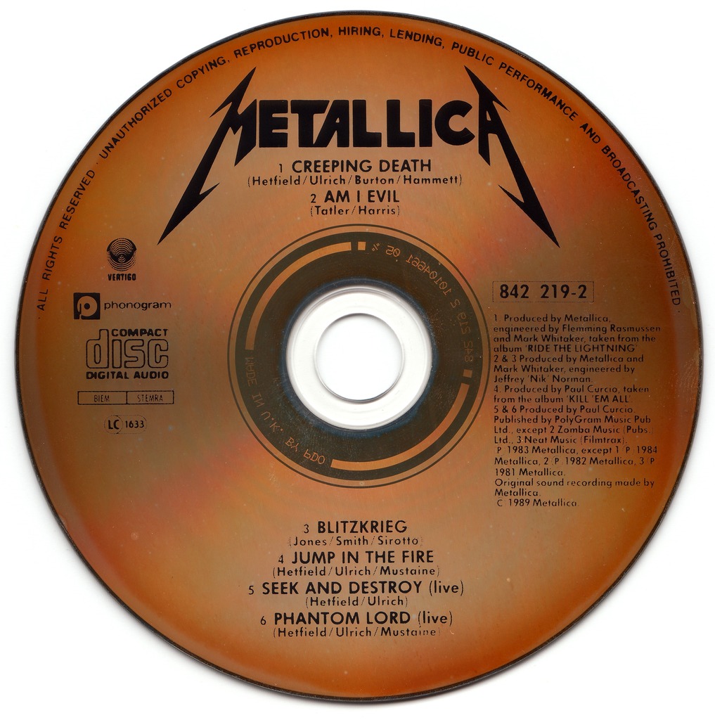 Chia sẻ nhạc Lossless & Lossy: Metallica - 1984 - Creeping Death ...