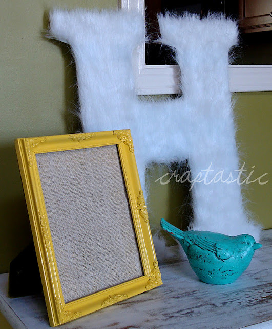 CRAPTASTIC: DIY Cardboard Initial!