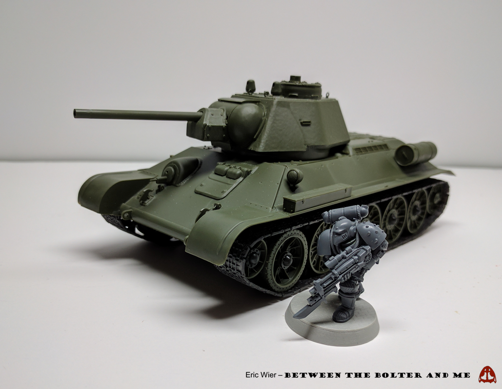 Between the Bolter and Me: Tor Megiddo: scale tanks in 40k?