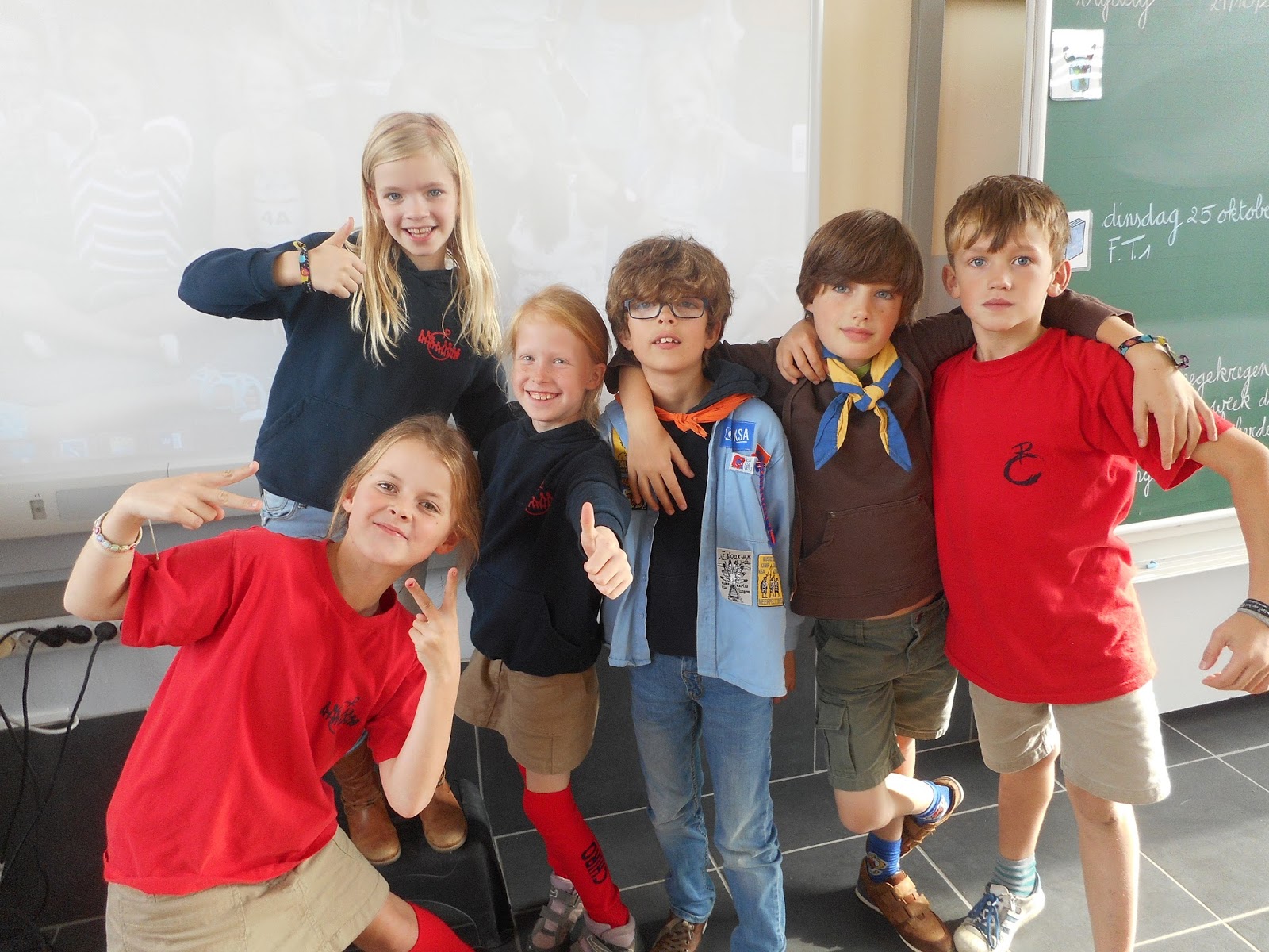 Sint-Pietersschool klas 4A juf Vicky: Dag van de jeugdbeweging!