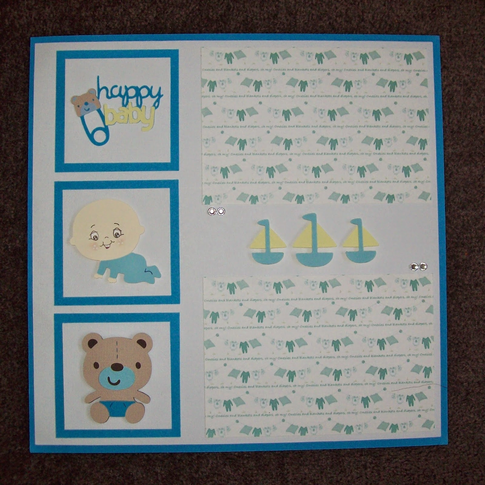 Scrappy Vee: More Baby Layouts