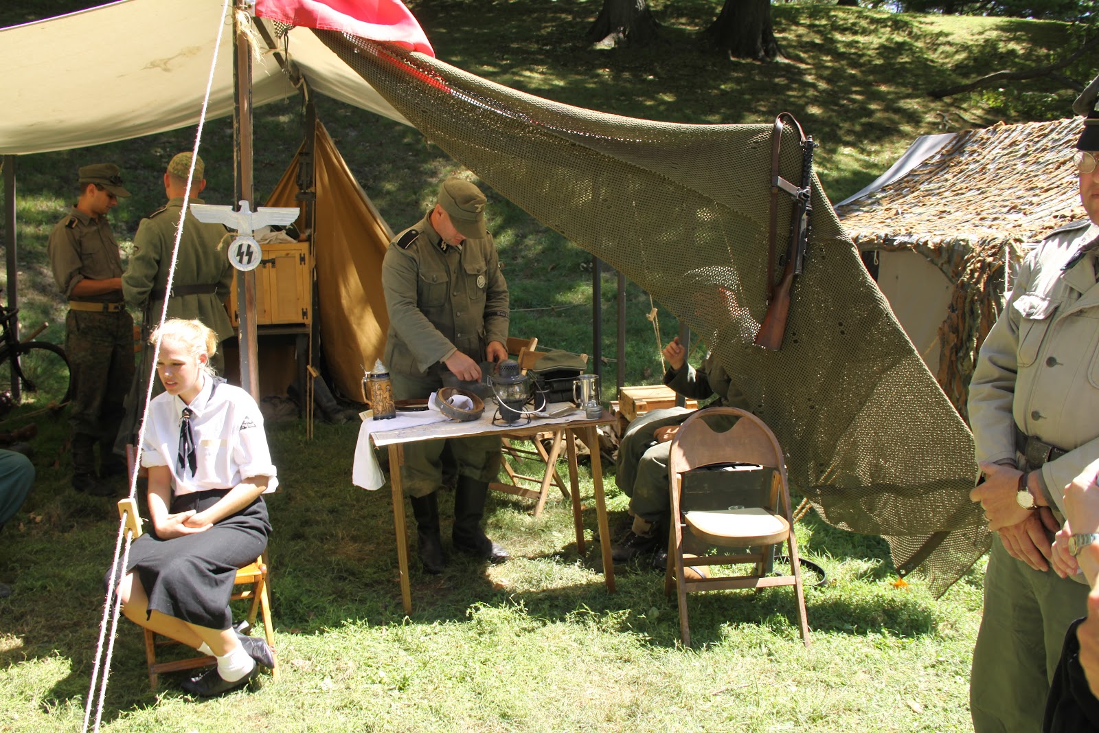 World War II...with a German accent