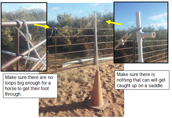 Functional Horsemanship: Arena Obstacles: Twist on the Old Rope Gate ...