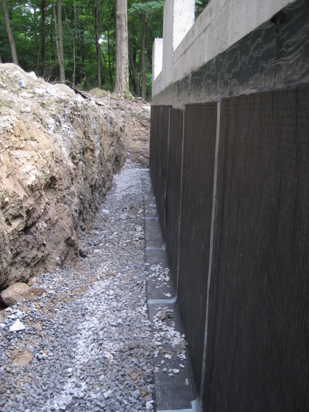 The Lake House Project: The Foundation: Waterproofing and the Slab